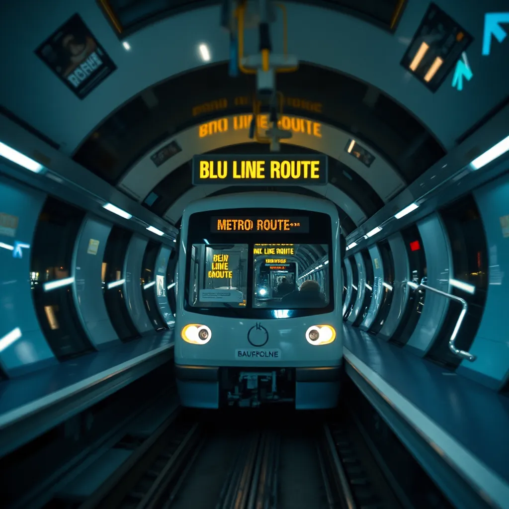 Exploring the Blue Line Metro Route in Dubai
